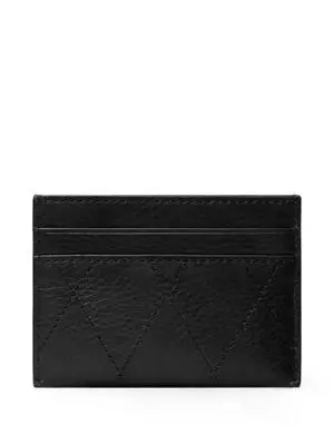 Tory Burch Charlie Quilted Card Case - Black