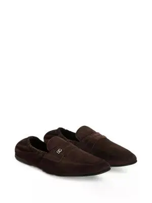 Dolce & Gabbana Calfskin Ariosto Slippers