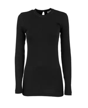 Brunello Cucinelli Chain-linked Crewneck Top