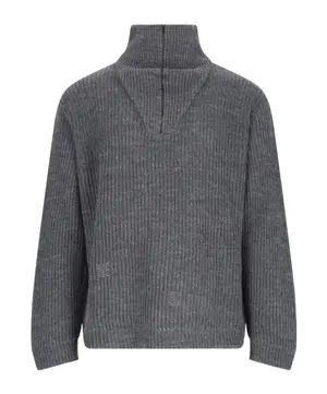 MAISON MARGIELA Summer Shetland Knit Jumper - Gray