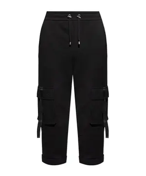 Balmain Kiss-printed Drawstring Sweatpants - Black