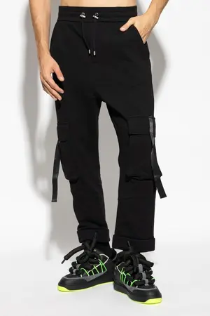Balmain Kiss-printed Drawstring Sweatpants