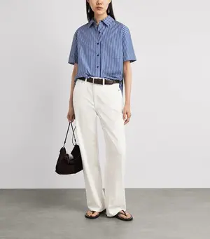 Rag & Bone Featherweight Logan Mid-rise Wide-leg Jeans