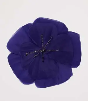 Marina Rinaldi Silk Organza Flower Brooch