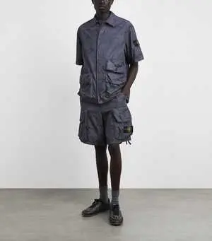 Stone Island Ripstop Faded Camo Shirt
