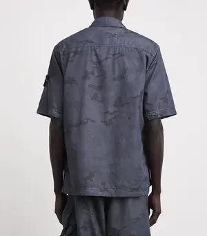 Stone Island Ripstop Faded Camo Shirt
