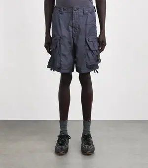 Stone Island Ripstop Faded Camo Cargo Shorts