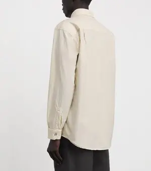 Stone Island Organic Cotton Garment-dyed Overshirt
