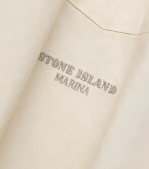 Stone Island Organic Cotton Garment-dyed Overshirt