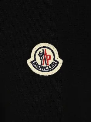 Moncler Logo Patch Zip-up Quilted Cardigan