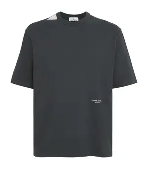 Stone Island Cotton Oversized Marina T-shirt - Grey