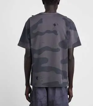Stone Island Oversized Camouflage Print T-shirt