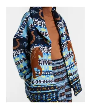 Stella McCartney Fair Isle Virgin Wool Cardigan