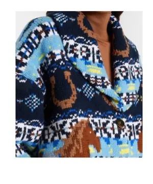 Stella McCartney Fair Isle Virgin Wool Cardigan