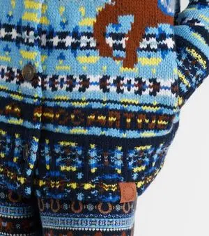 Stella McCartney Fair Isle Virgin Wool Cardigan
