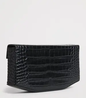 TOTEME Croc-embossed Leather Shoulder Bag