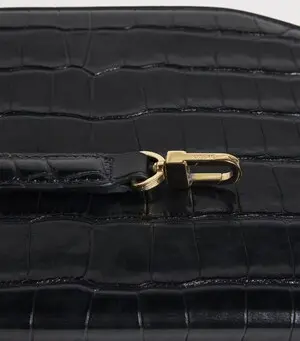 TOTEME Croc-embossed Leather Shoulder Bag