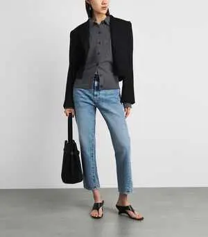 TOTEME Straight Ankle Jeans