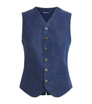 POLO RALPH LAUREN Linen-cotton Waistcoat