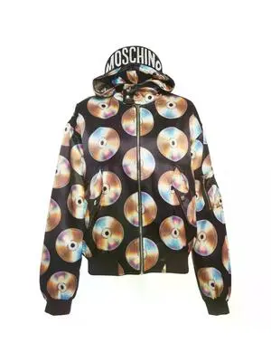 Moschino X H&m Disc Print Hooded Jacket