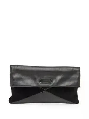Marc Jacobs Leather Clutch Bag - Black