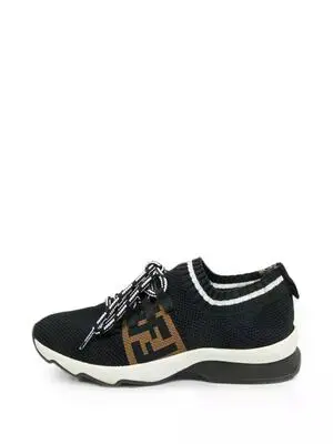 Fendi Rockoko Low-top Sneakers - Black