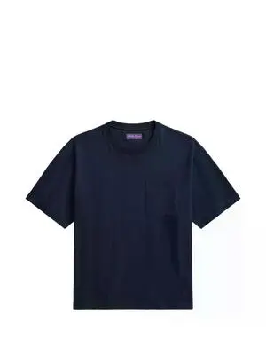 Ralph Lauren Purple Label Embroidered Pocket T-shirt - Blue