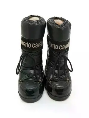 Roberto Cavalli Logo-patch Snow Boots