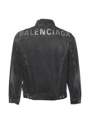 Balenciaga Embellished Denim Jacket