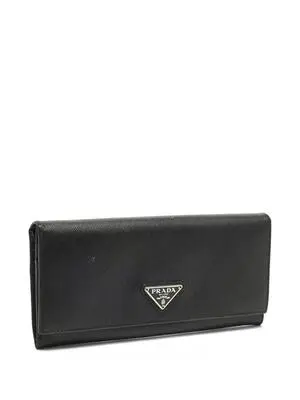 Prada Leather Flap Wallet