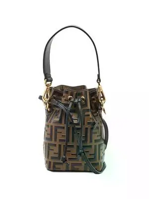 Fendi Mon Tresor Ff Bucket Bag - Brown