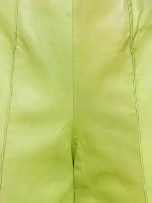 Red Valentino Leather Bermuda Shorts