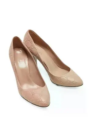 Gucci Guccissima Leather Horsebit Pumps
