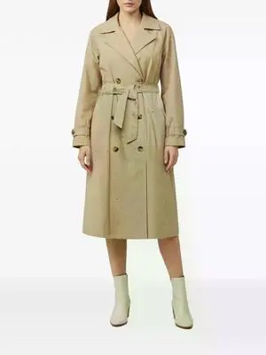 Maje Studded Embellishment Double-breasted Trench Coat