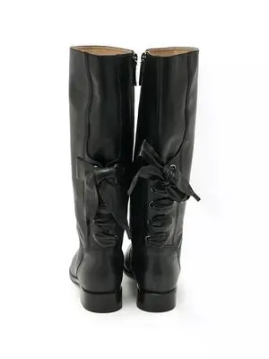 Valentino Garavani Lace-up Knee-length Boots