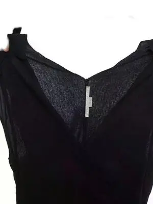 Stella McCartney Paneled Wool-knit V-neck Dress
