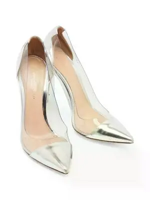 GIANVITO ROSSI Plexi Pointed-toe Pumps