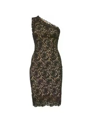 Stella McCartney One-shoulder Mini Dress - Black