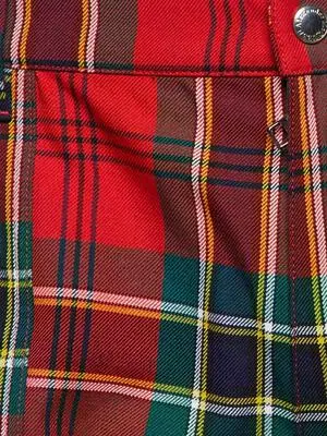 Alexander McQueen Plaid Pattern Trousers