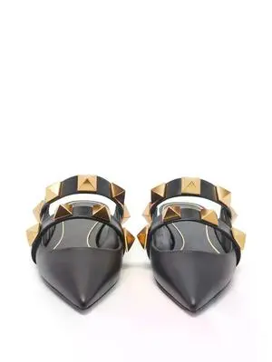 Valentino Garavani Roman Stud Leather Mules