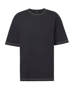 LEMAIRE Cotton And Linen T-shirt - Blue