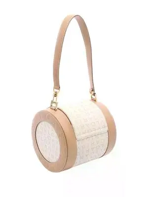 BVLGARI B.zero1 Logomania Canvas Handbag