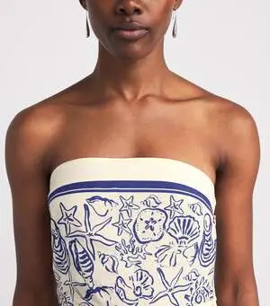 Simkhai Linen-blend Darbie Mini Dress