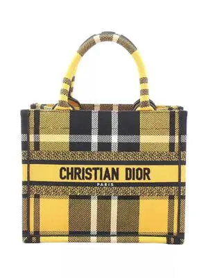 Dior Small Book Tote Bag - Yellow