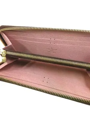 LOUIS VUITTON 2016 Monogram Clemence Wallet Long Wallets