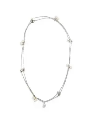 CHARRIOL Mother-of-pearl Floral Necklace - Silver