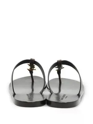 Saint Laurent Cassandre Thong Sandals