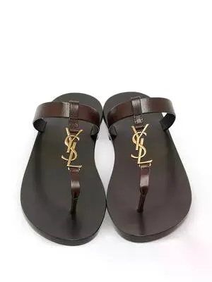 Saint Laurent Cassandre Thong Sandals
