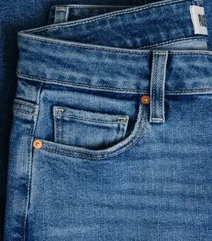 Paige Stretch-denim Cindy Straight Jeans