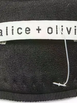 Alice + Olivia Satin Open-front Vest